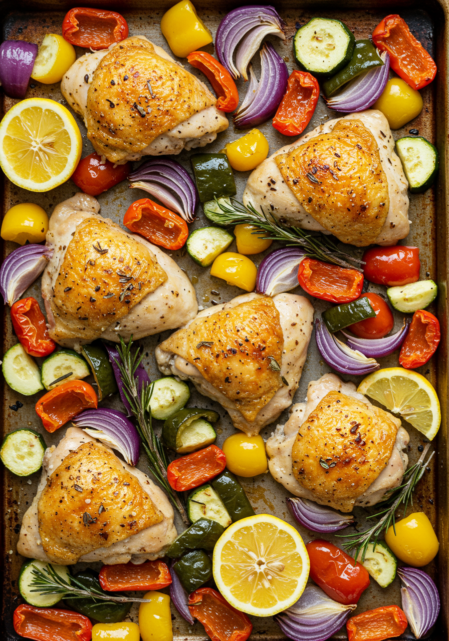 Greek Sheet Pan Chicken - ELENACOOKING