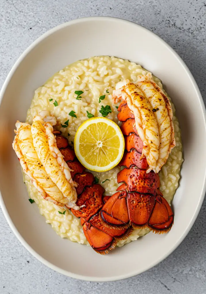 Lemon Butter Lobster Risotto