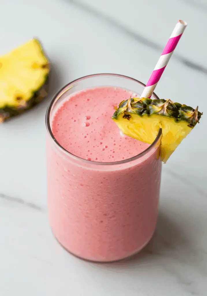 Pink Pineapple Smoothie - ELENACOOKING