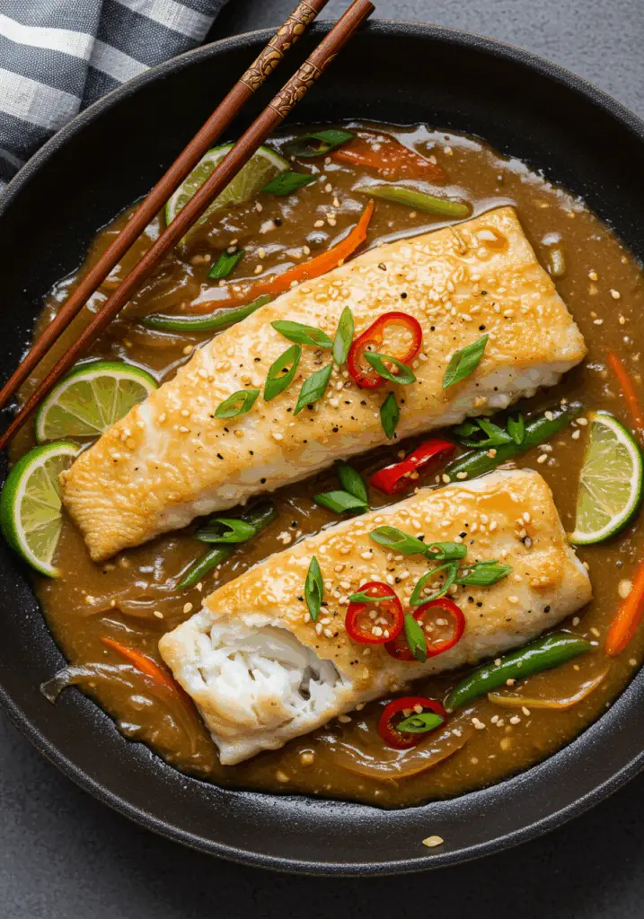 Easy Ginger Soy Cod
