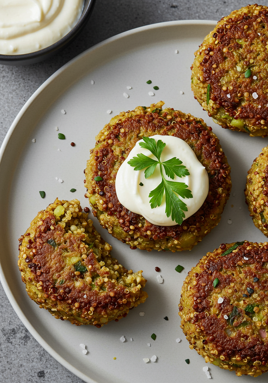 Healthy Quinoa Patties - ELENACOOKING