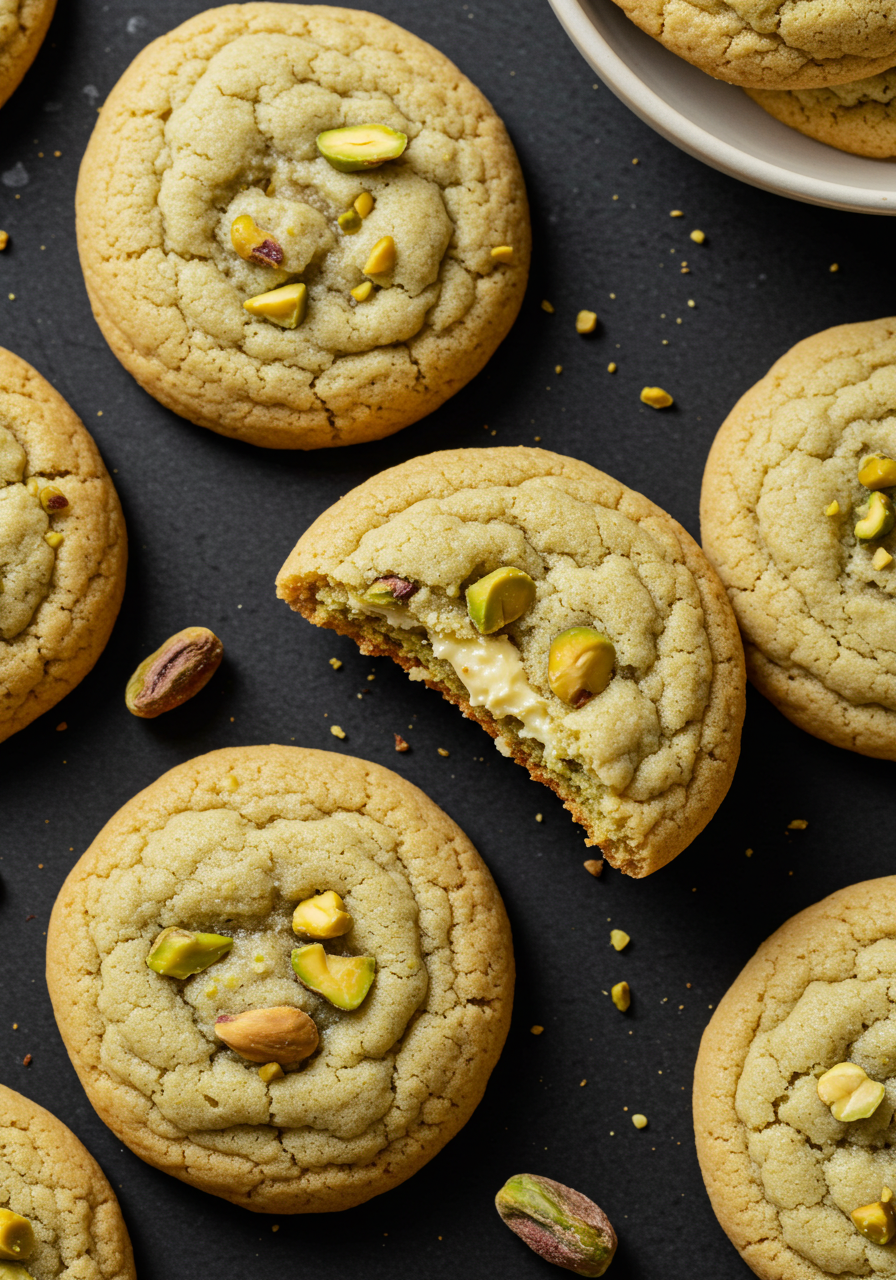 Pistachio Pudding Cookies