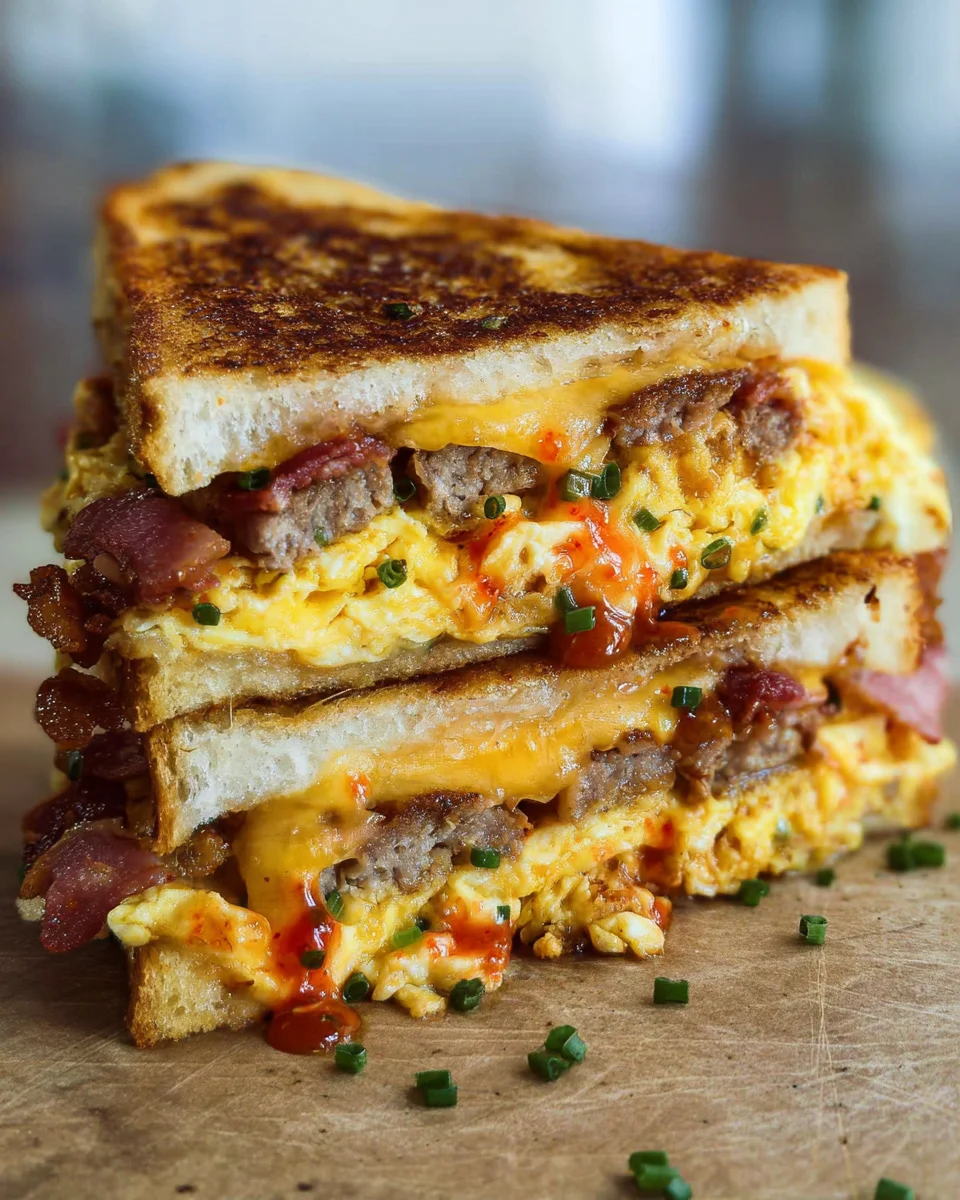 Breakfast Grilled Cheese