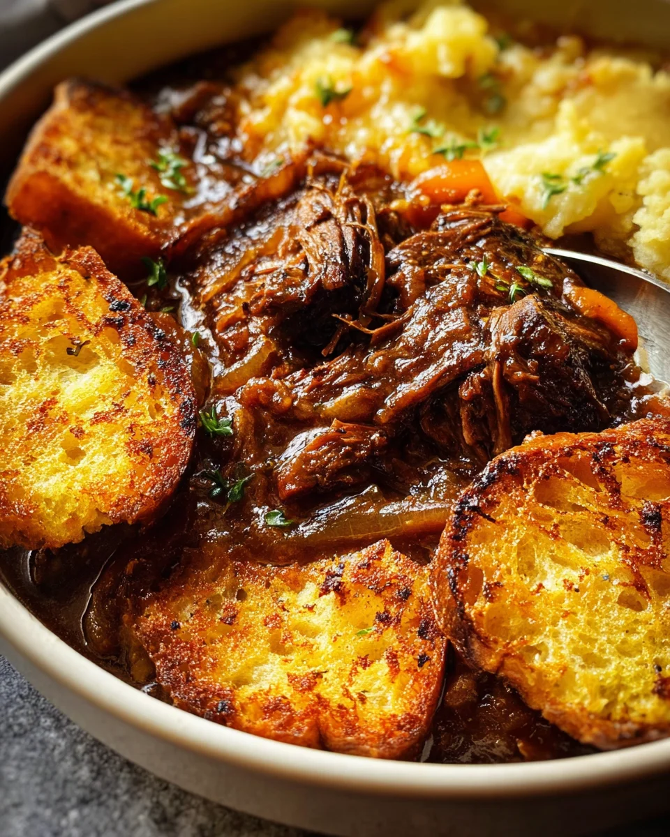 French Onion Braised Beef