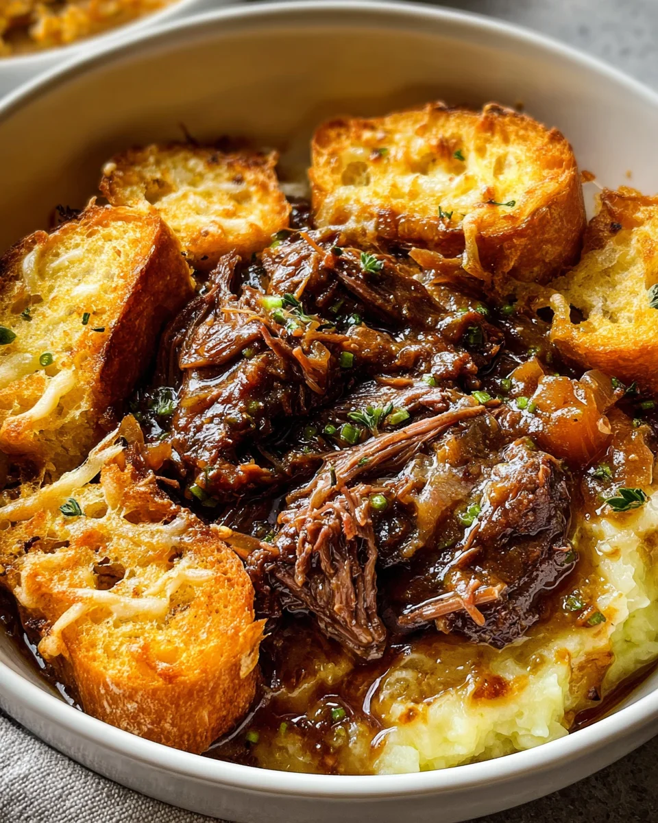 French Onion Braised Beef