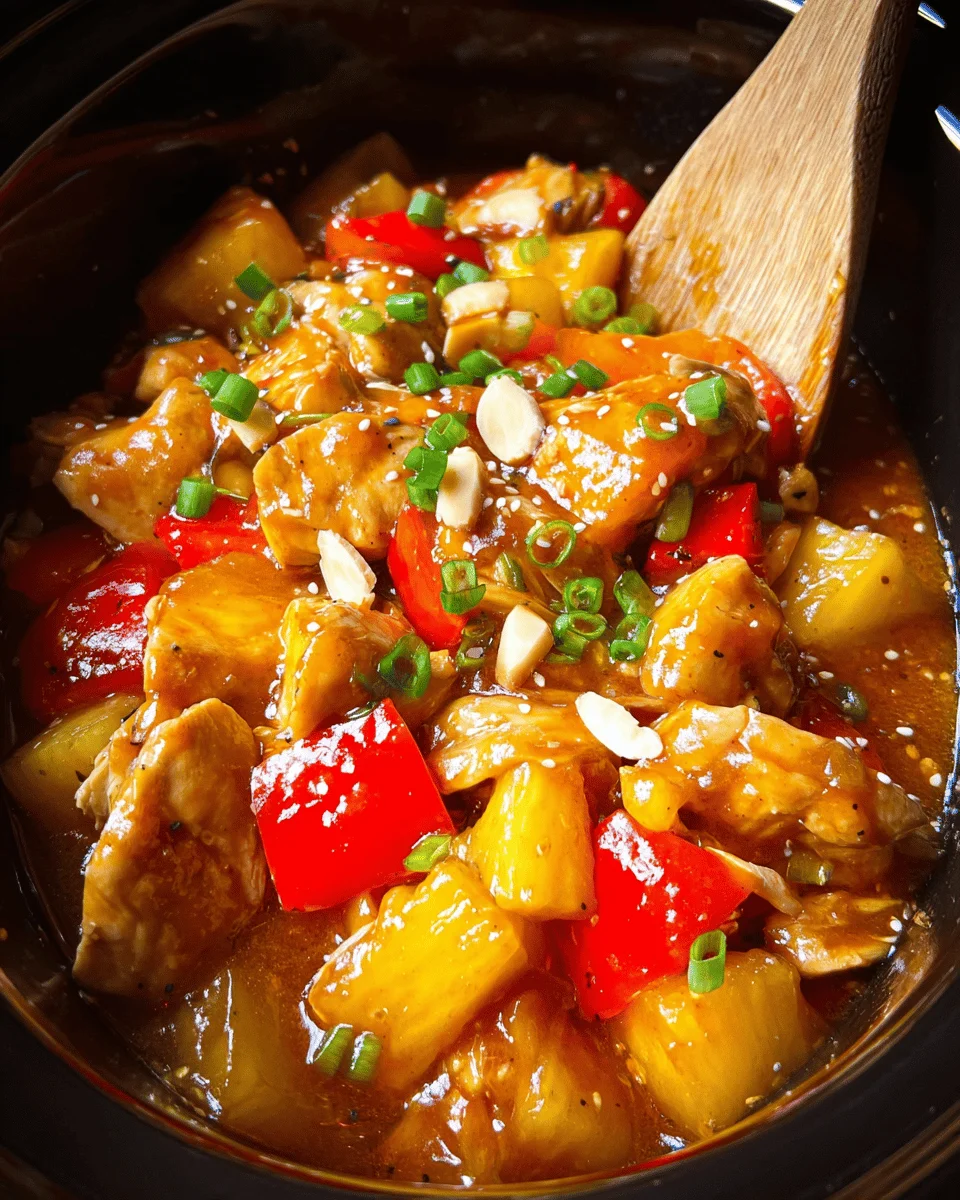 Slow Cooker Hawaiian Chicken
