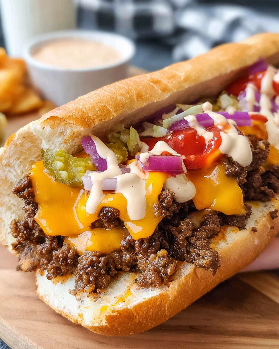 Cheeseburger Subs