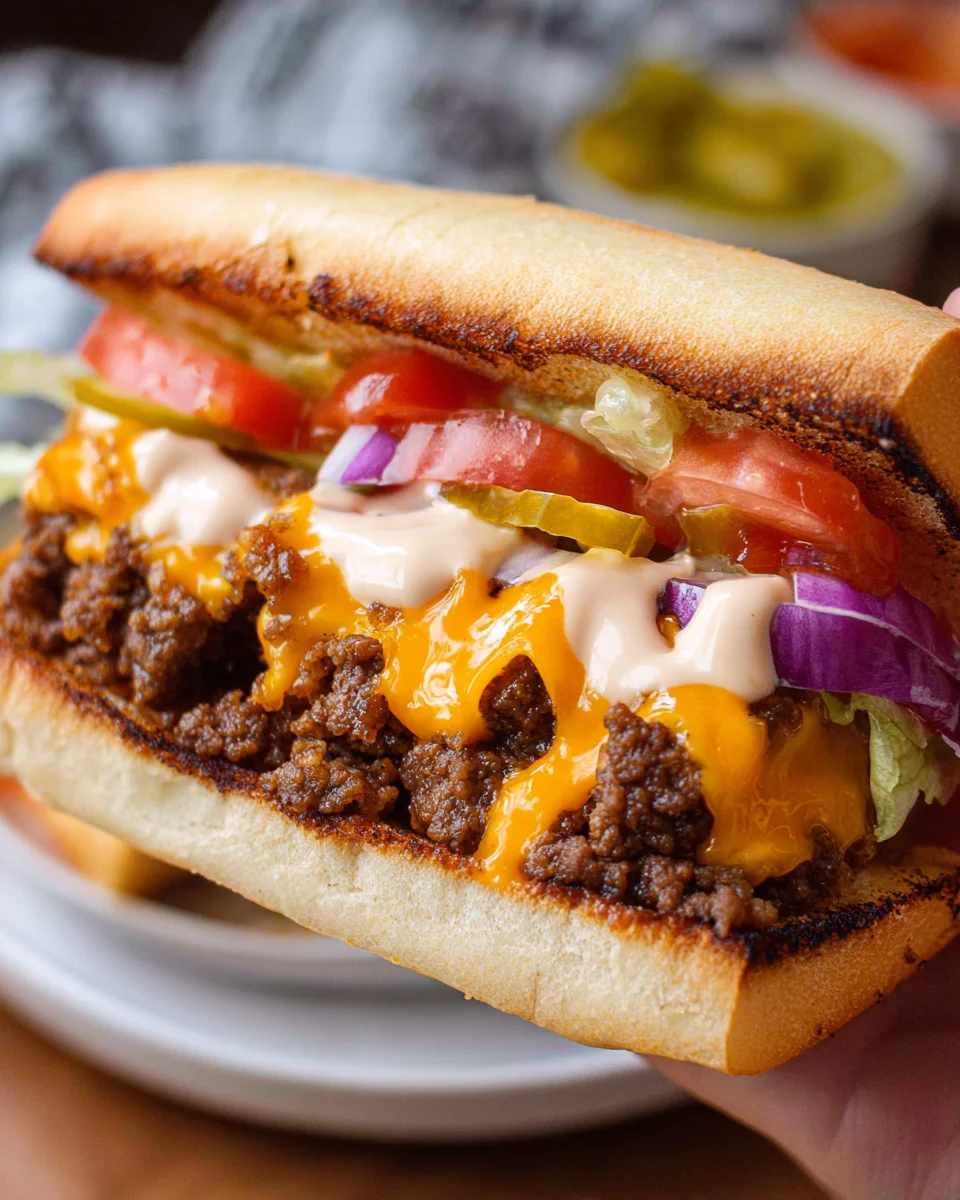 Cheeseburger Subs