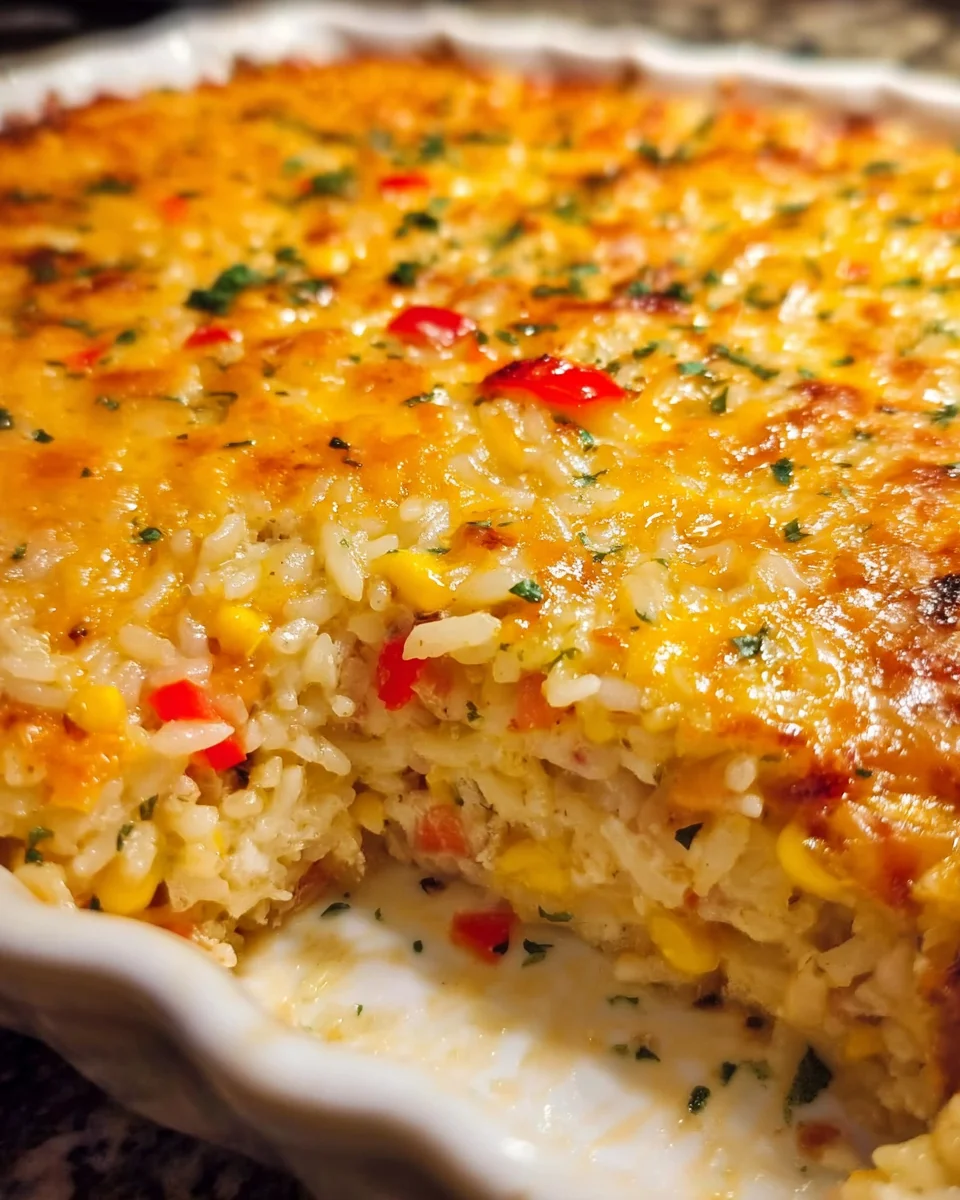Pepper Jack Rice Bake