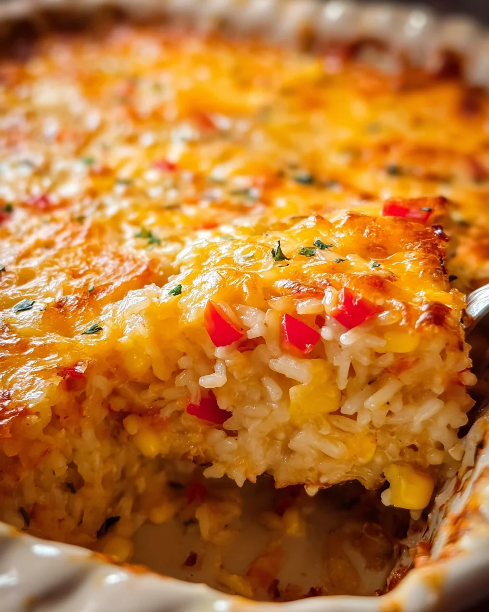 Pepper Jack Rice Bake