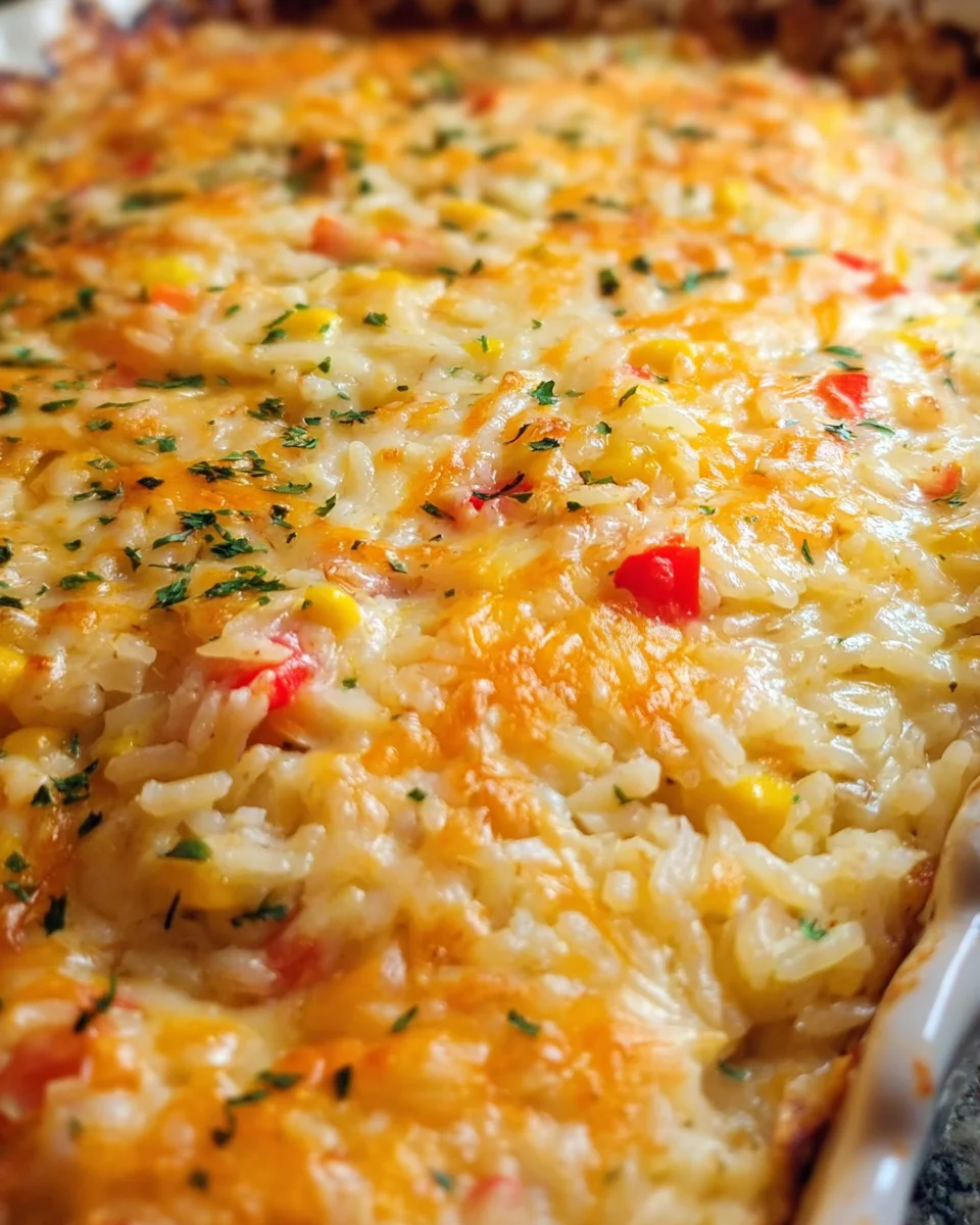 Pepper Jack Rice Bake