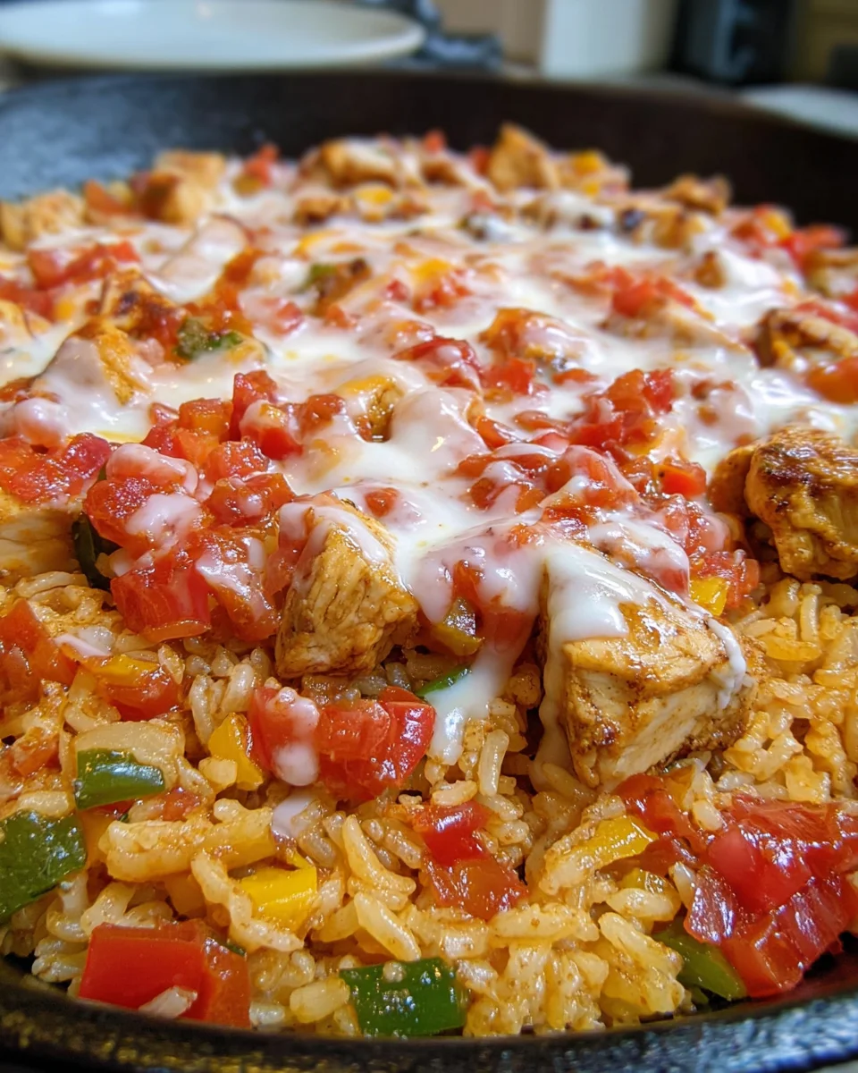 Queso Salsa Chicken & Rice