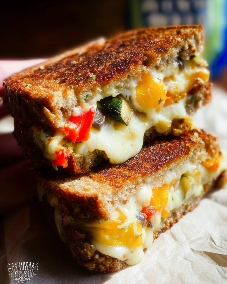 Roasted Vegetable Grilled Cheese