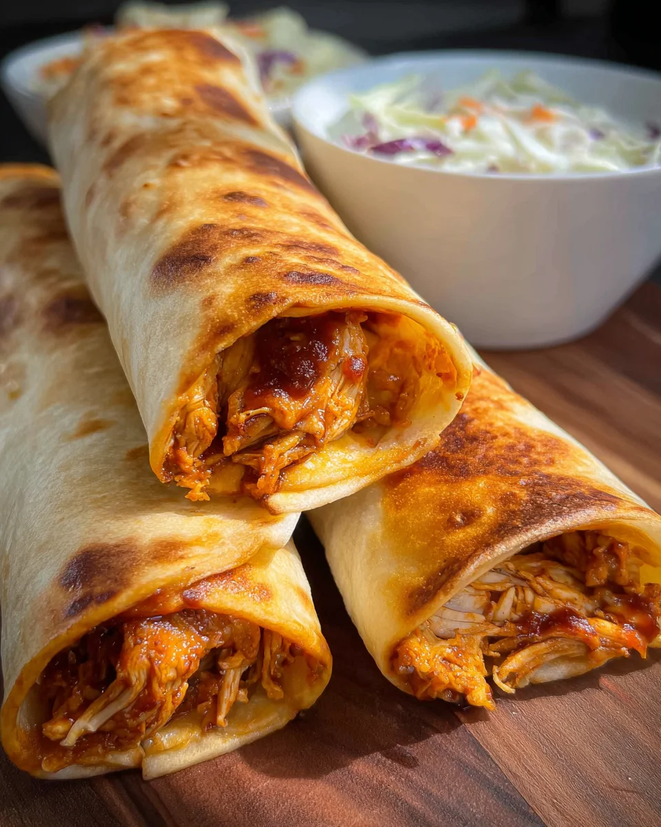 BBQ Chicken Roll Ups