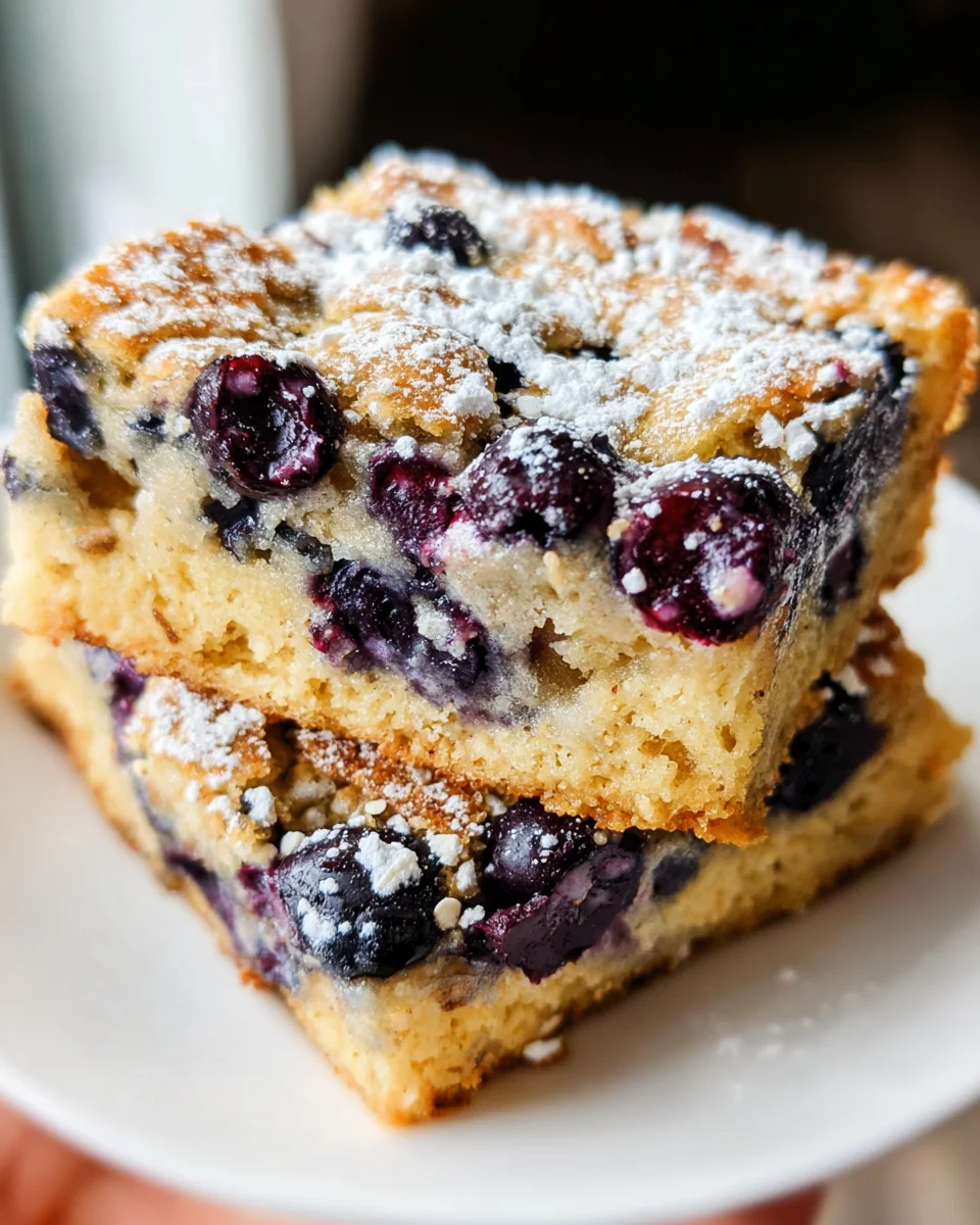 Easy Blueberry Cottage Cheese Bake