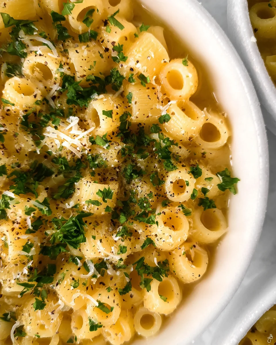 Parmesan Pasta Soup