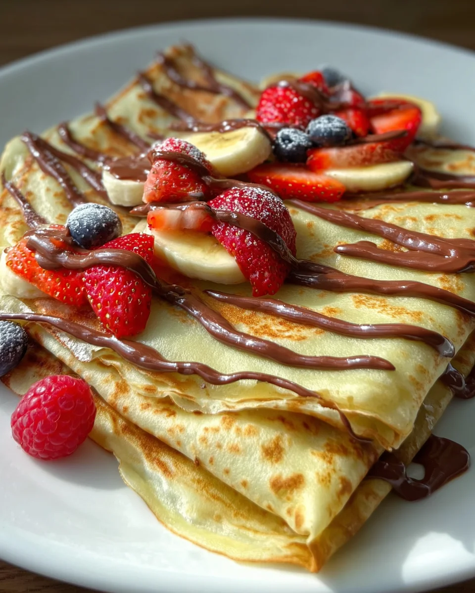 Quick and Easy Crepe Recipe (in a blender)