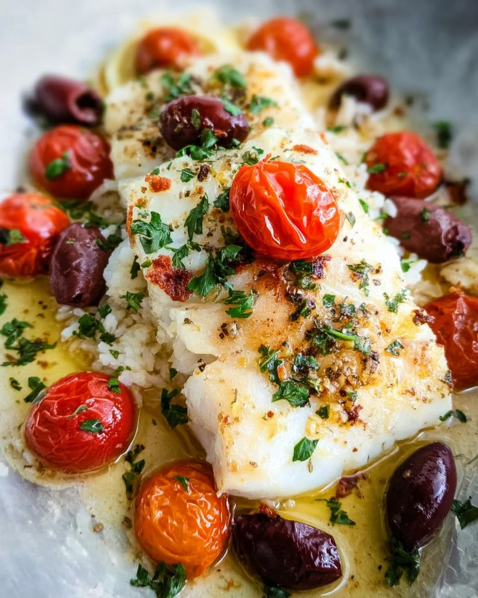Lemon Butter Baked Cod
