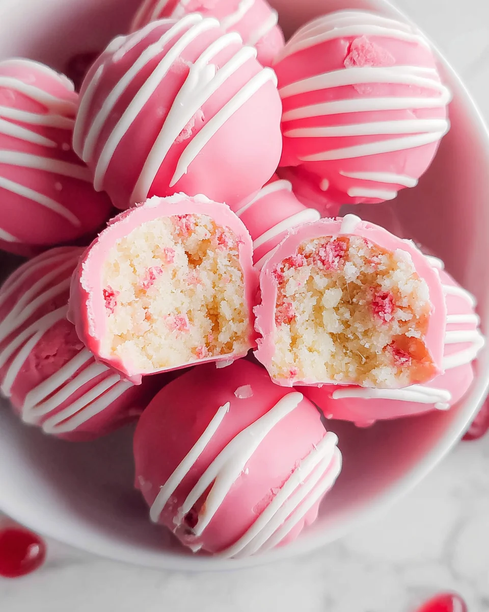 Cherry Chip Cheesecake Bites